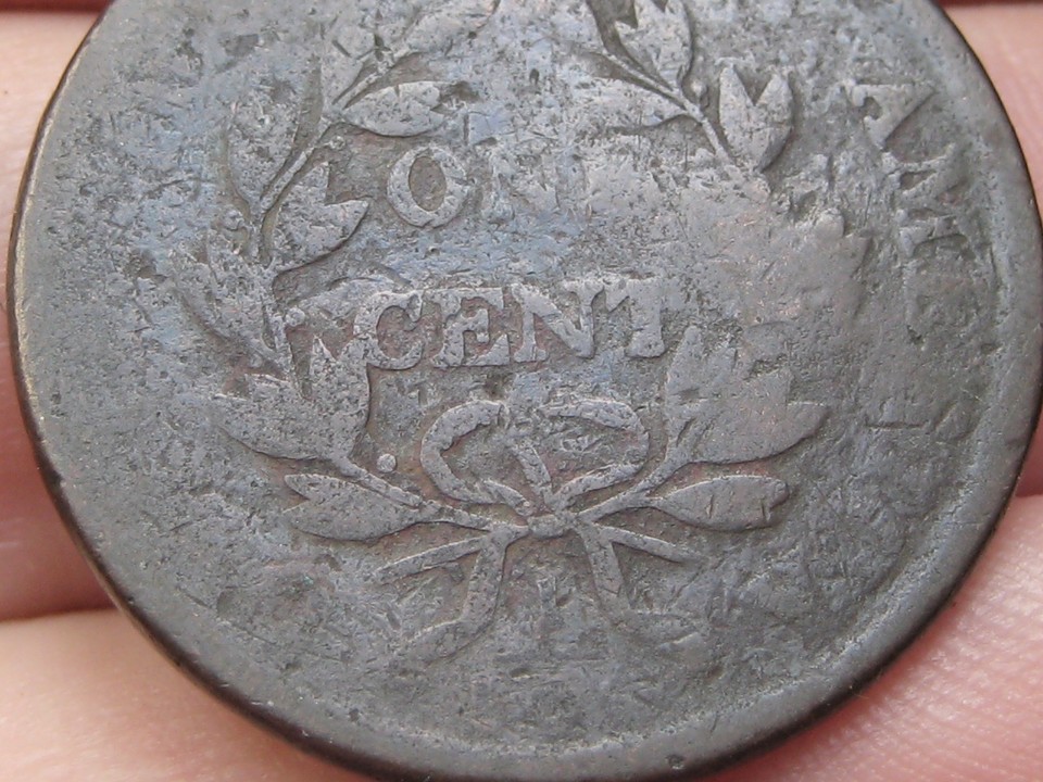 1796-1807 Draped Bust Large Cent Penny- With Stems, About Good Details ...