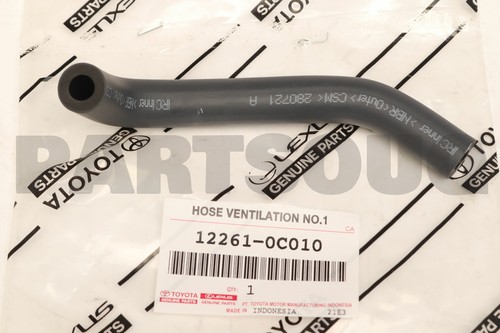 122610C010 Genuine Toyota HOSE, VENTILATION 12261-0C010 | eBay
