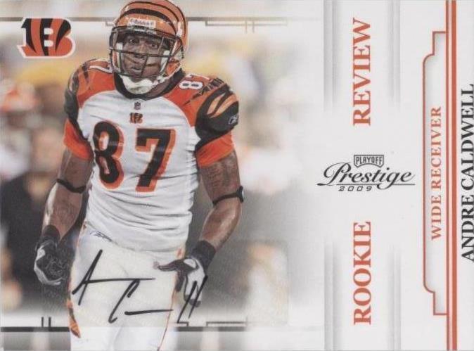 2009 Playoff Prestige - Rookie Review Andre Caldwell #1 Signatures /250 ...