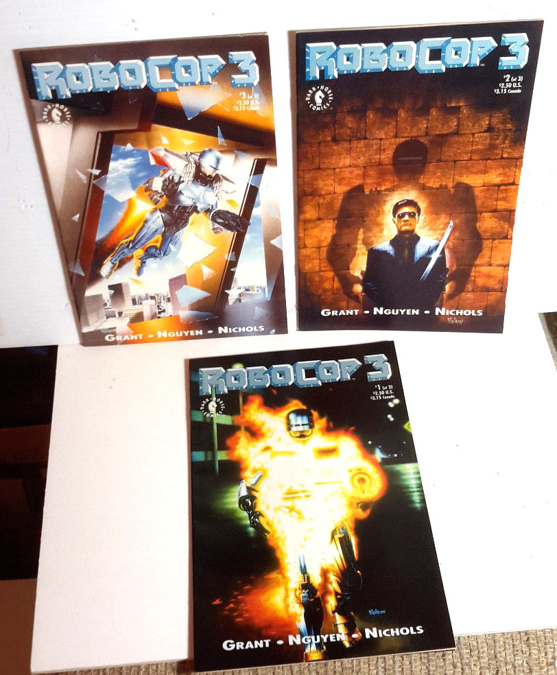 Robocop 3: Future of Law Enforcement 3-Issue Comic Book Set- Movie ...