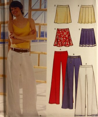 NEW 2003 'NEW LOOK' MULTI SKIRT SEWING PATTERN 6190- SIZE 8-18 | eBay UK