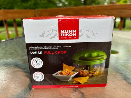 Kuhn Rikon Pull Chop 2-Cup Chopper Food Processor with Cord Mechanism ...