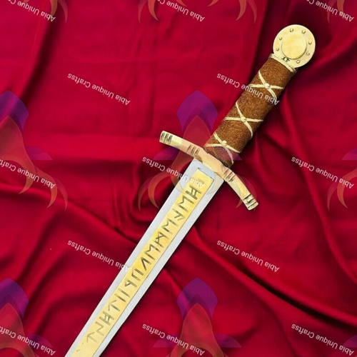 Merlin Excalibur Sword Medieval BattleKing Arthur Sword Replica With ...
