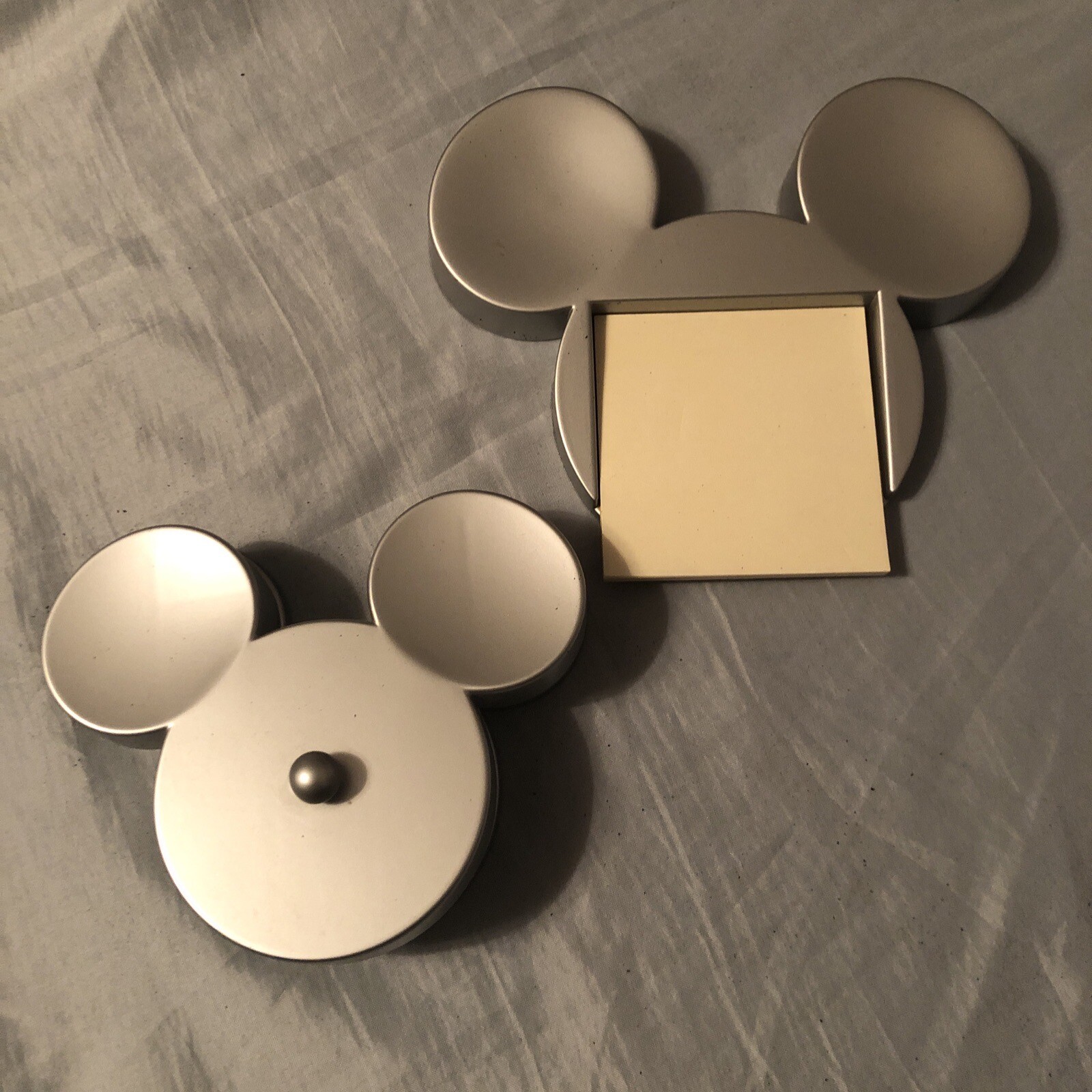 Vintage Disney Mickey Mouse Silhouette Desktop Stapler and Notepad ...