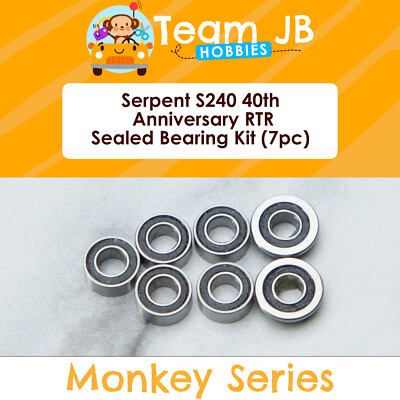 Serpent S240 40th Anniversary RTR - 7 Pcs Rubber Sealed Bearings Kit | eBay