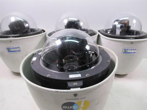 Lot 4 Cohu HD Professional Security PTZ Dome Cameras 3925-5100-POLE ...
