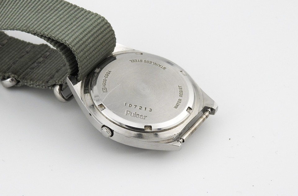 1980 Pulsar By Seiko Y563-805H Vintage Men's Military Field Watch | eBay UK