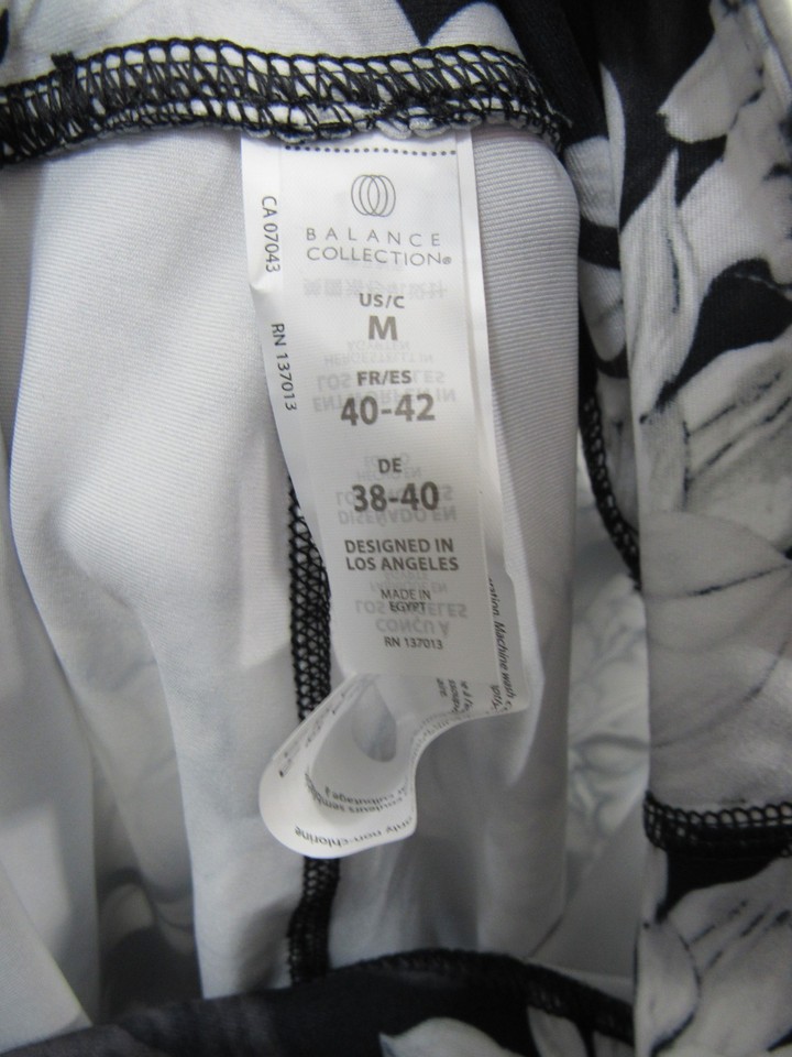 New Balance Collection Legging Size M Black White Floral | eBay