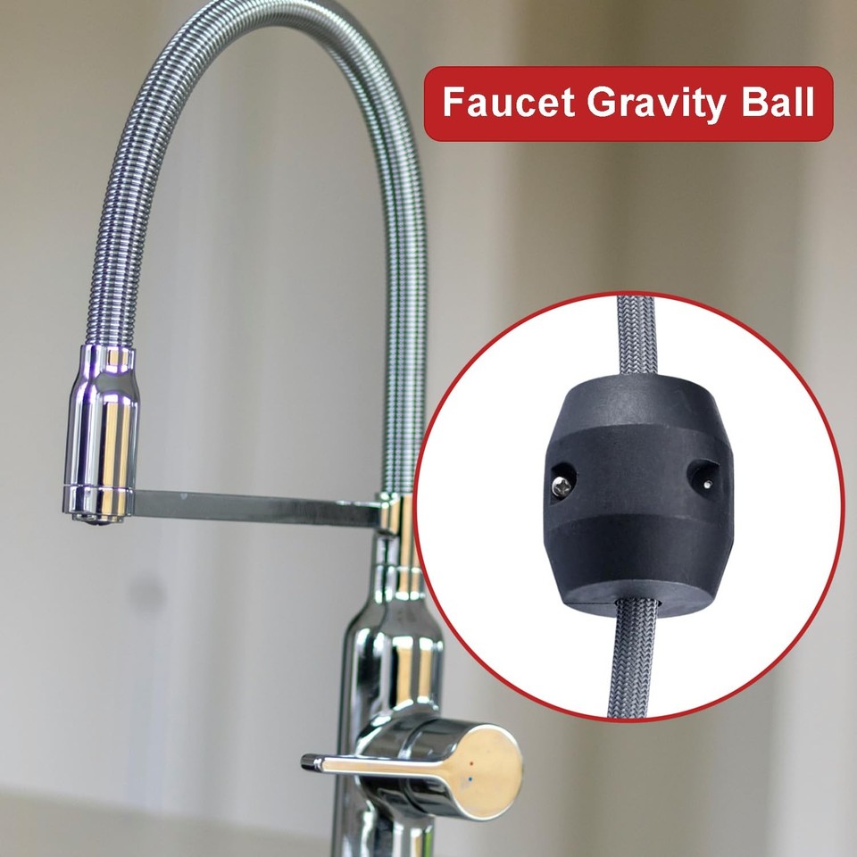 Reicyfang Pull Down Faucet Hose Weight Ball, Kitchen Pull-Down Black | eBay