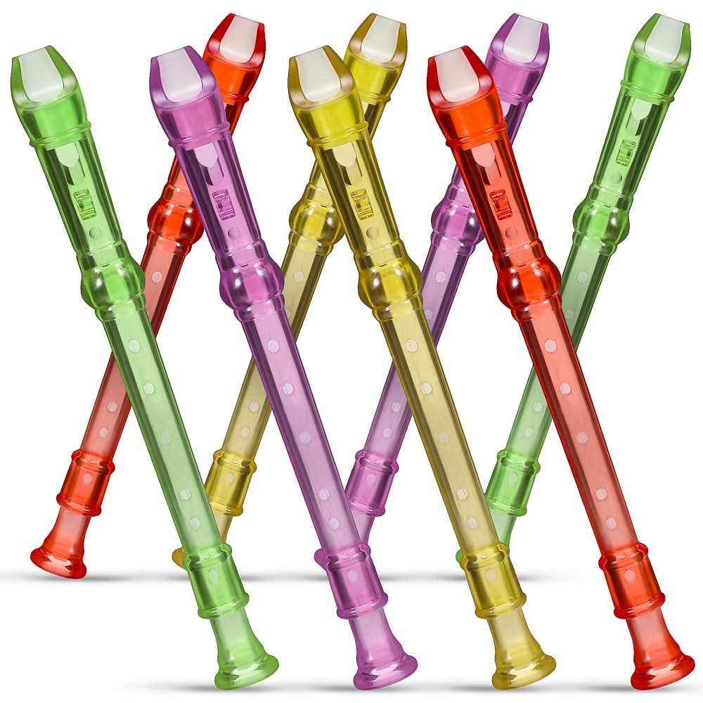 8 Pcs Mini Recorder Child Baby Flutes for Kids Instrument Plastic | eBay
