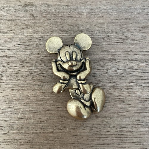 VTG Disney Goldtone Articulated Mickey Mouse Brooch Pin | eBay