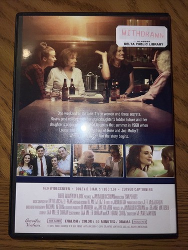 Snapshots (DVD) Piper Laurie Brooke Adams Emily Baldoni Brett Dier Max ...