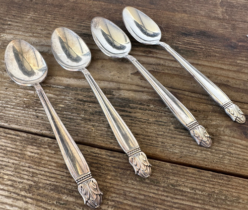 4 Teaspoons Tea Spoon Danish Princess IS International 1938 Torch ...