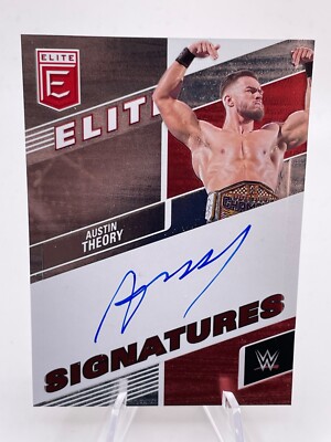 WWE Panini Elite - Elite Signatures - Austin Theory On Card Auto | eBay