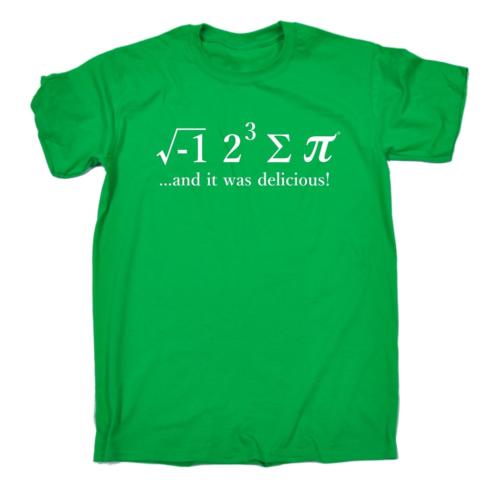 Funny T shirt Novelty Shirts I Ate Some Pi tshirt Maths 8 Sum Pie ...