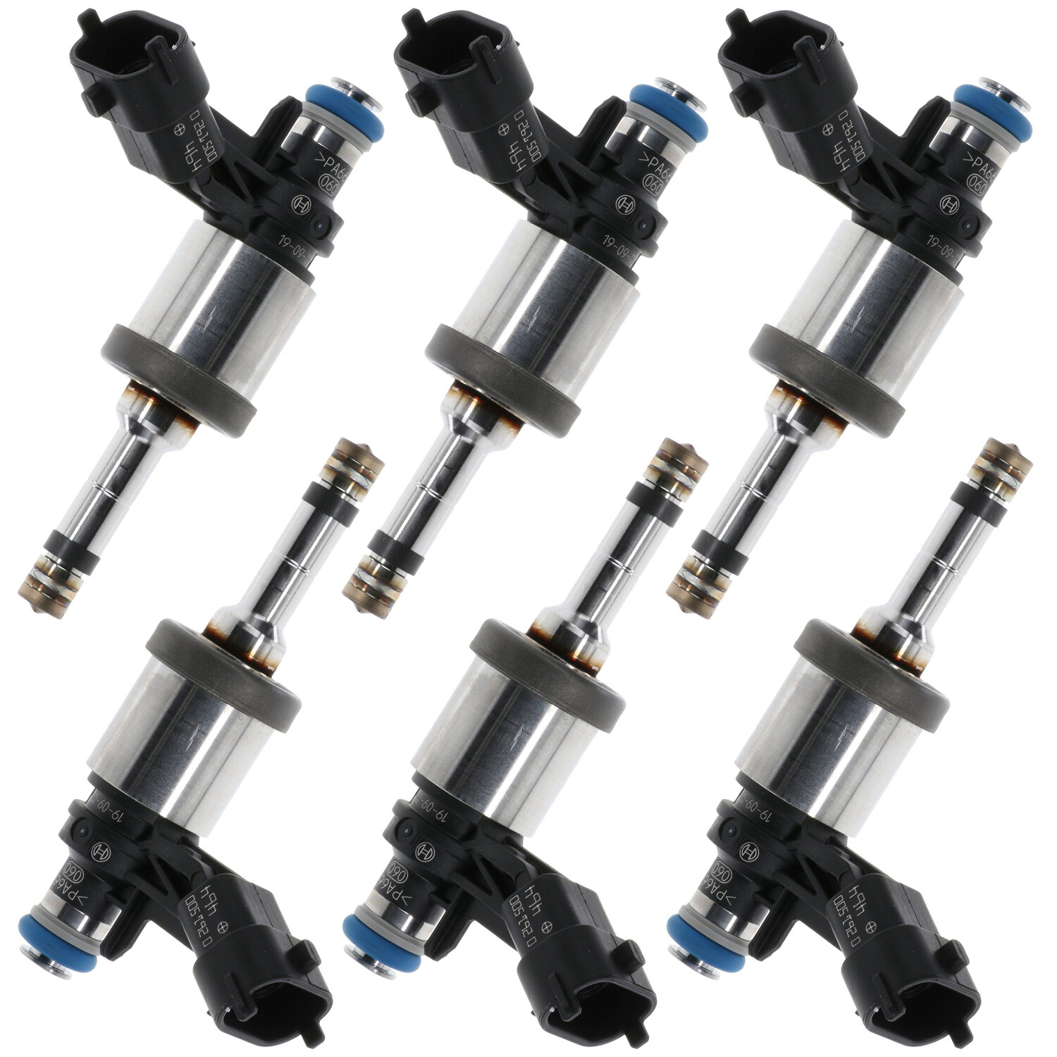 Bosch Set of 6 Direct Injection Fuel Injectors for Buick Chevy GMC ...