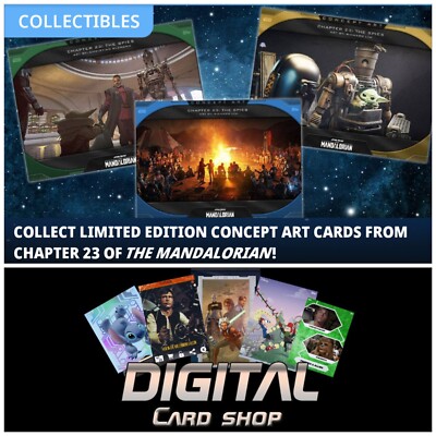 Topps Star Wars Card Trader The Mandalorian Concept Art Chapter 23 Red ...