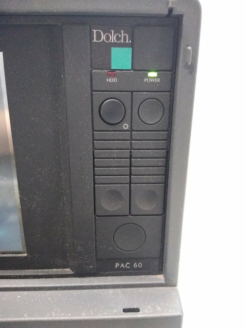 Dolch Computer Systems Pac 60 Portable PC LCD Floppy Drive Powers on ...