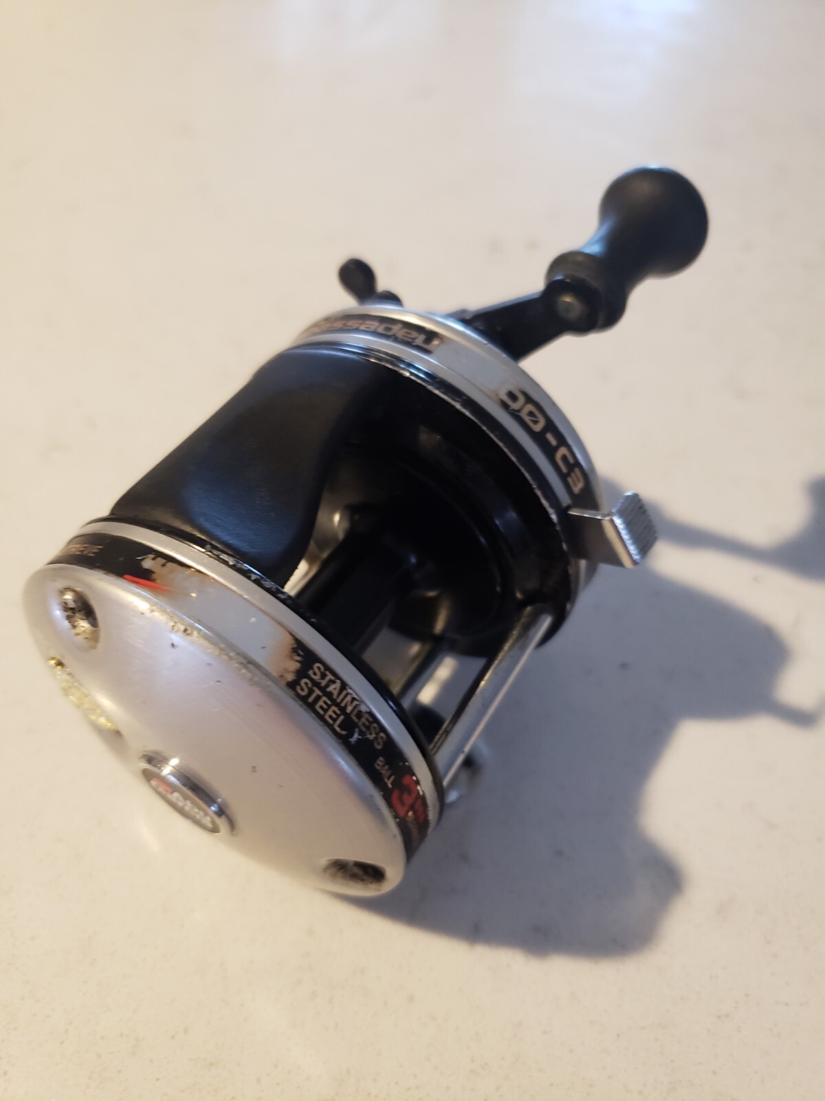 Abu Garcia Ambassadeur 5500 or 6500 C3 Baitcasting Silver Round Sweden ...