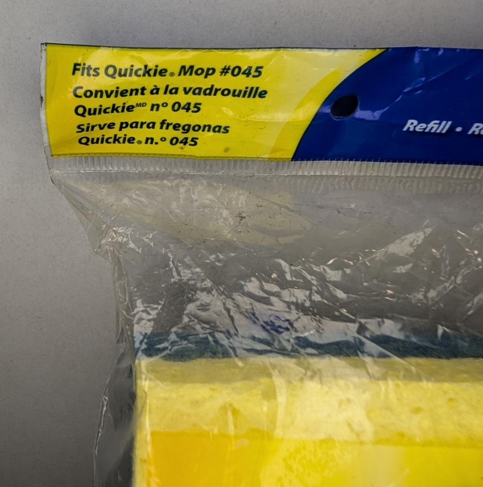 2015 Quickie Clean Squeeze Sponge Mop Refill - Type S - Fits Mop #045 71798004426| eBay