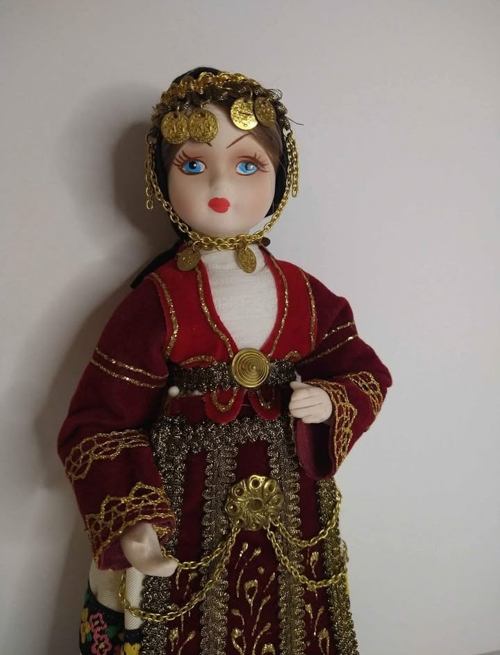 Vintage Greek Porcelain Doll Thessaly in Karagouna Costume (B1) | eBay