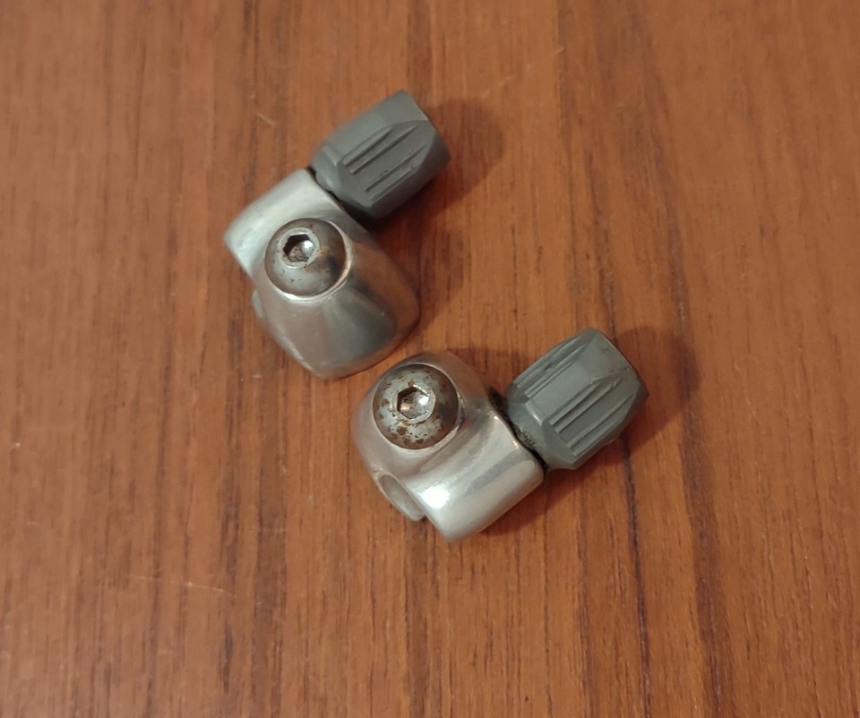 Vintage Shimano Bike Cycling Downtube Shifter Braze Adapter Cable Stop ...