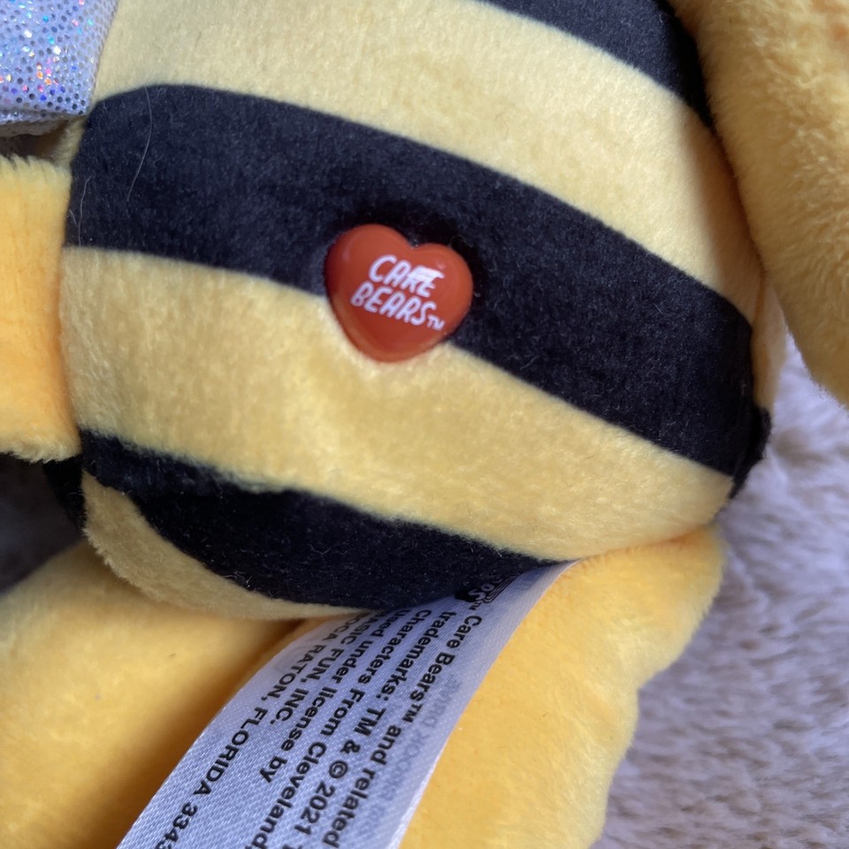 Care Bears Bee Funshine Bear Fun Size Plush Teddy Kids Gift | eBay UK