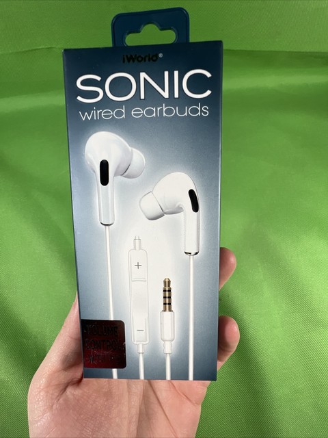 Iworld sonic earbuds Wired With Mic for sale online | eBay