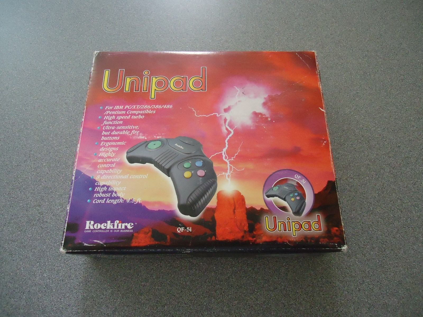 Unipad by RockFire IBM GAME CONTROLLER QF-5i - In Box | eBay