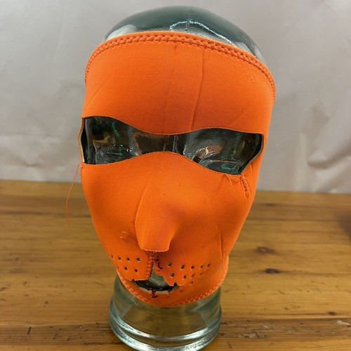 Zan Adult Face Neoprene Mask Hi-Vis Blaze Orange Hunting Men Women ...