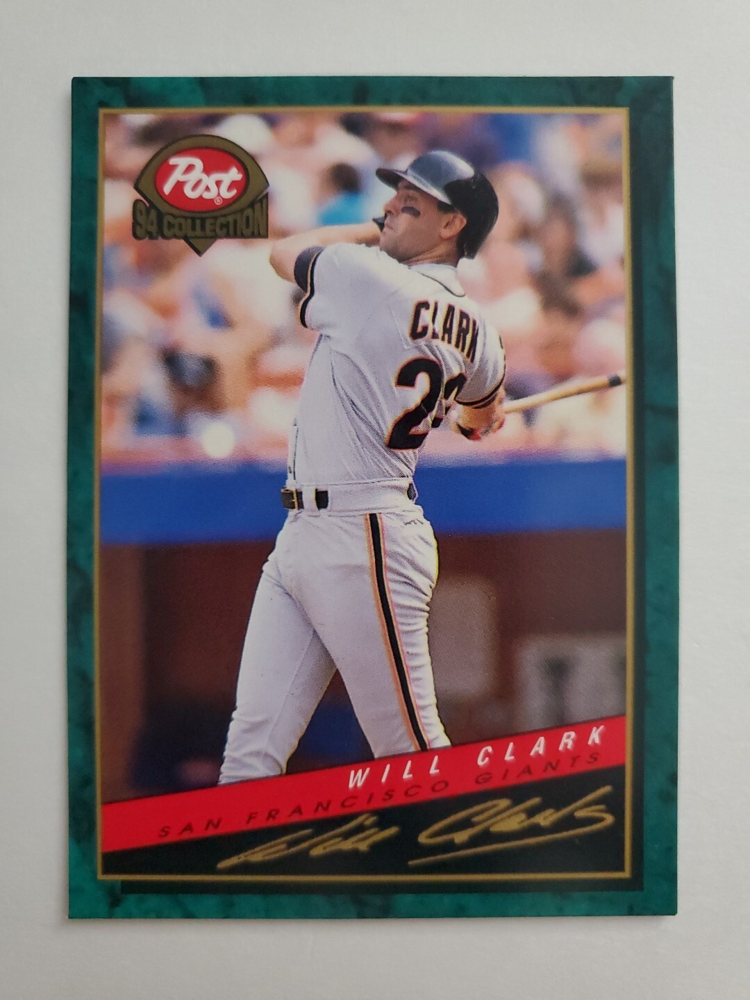 Will Clark Post 94 Collection Baseball Card San Francisco Giants #22 of ...