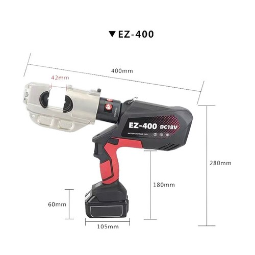 Rechargeable Hydraulic Pliers Digital Display Type EZ-400 Continuous ...