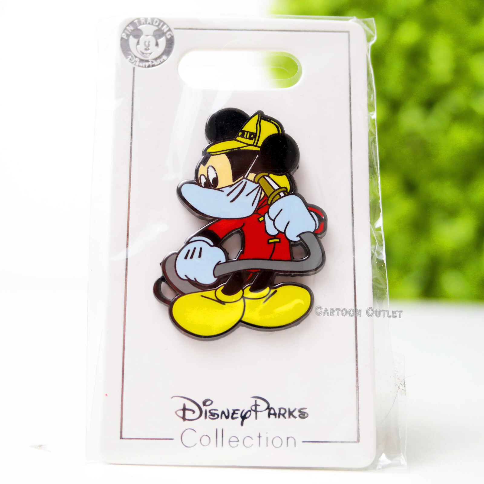 Disney Parks Mickey Mouse Fireman Pin Authentic Mask Trading Pin ...