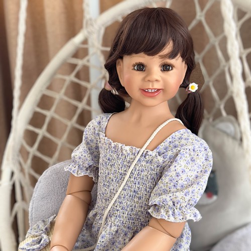 120CM Masterpiece Doll Reborn Toddler Doll Princess Baby Girl Full Body ...