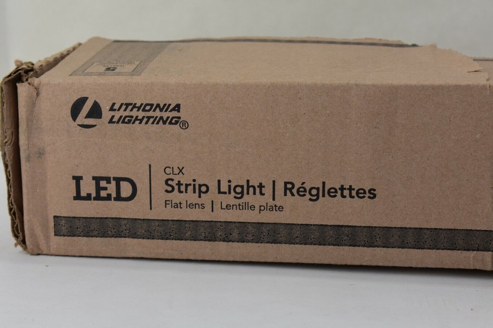 Lithonia Lighting CLX LED Strip Light Diffused Flat Lens Surface Mount ...