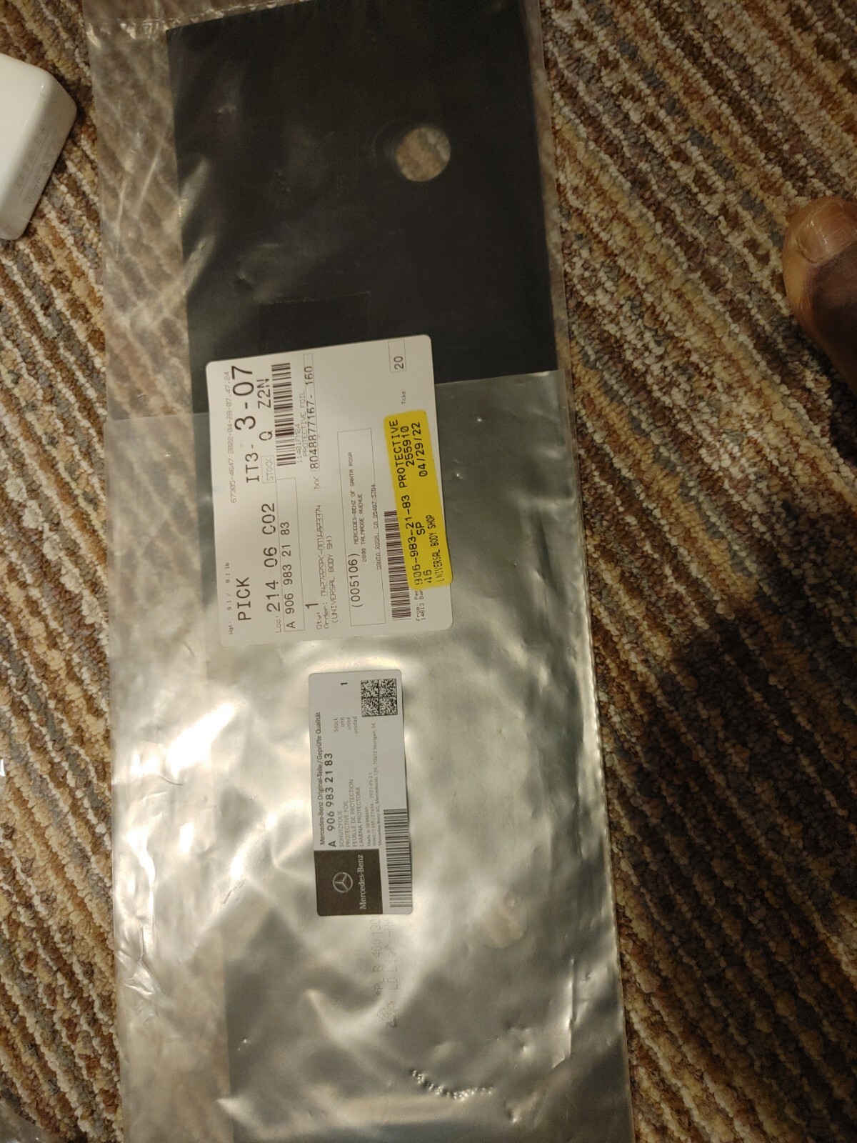 9069832183 - PROTECTIVE FOIL - Mercedes-Benz for sale online | eBay