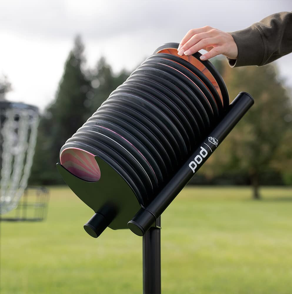 MVP Disc Golf Pod - Practice Disc Holder for Putting - Holds up to 25 ...