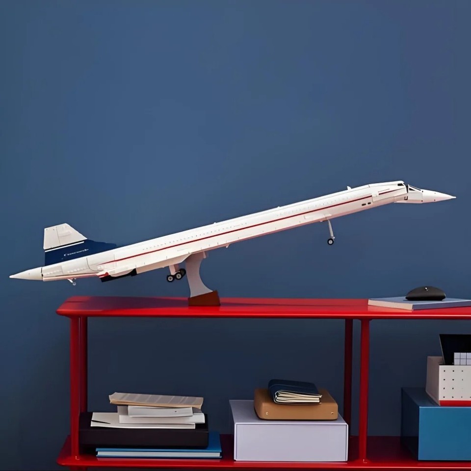 10318 Concorde Supersonic Airbus Building Blocks Technic 105CM Airplane ...