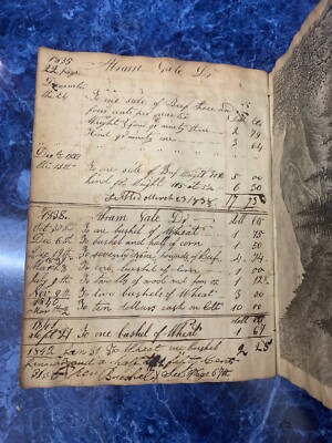 1830s - 1850s Antique Ledger Diary With Newspaper Clippings | eBay