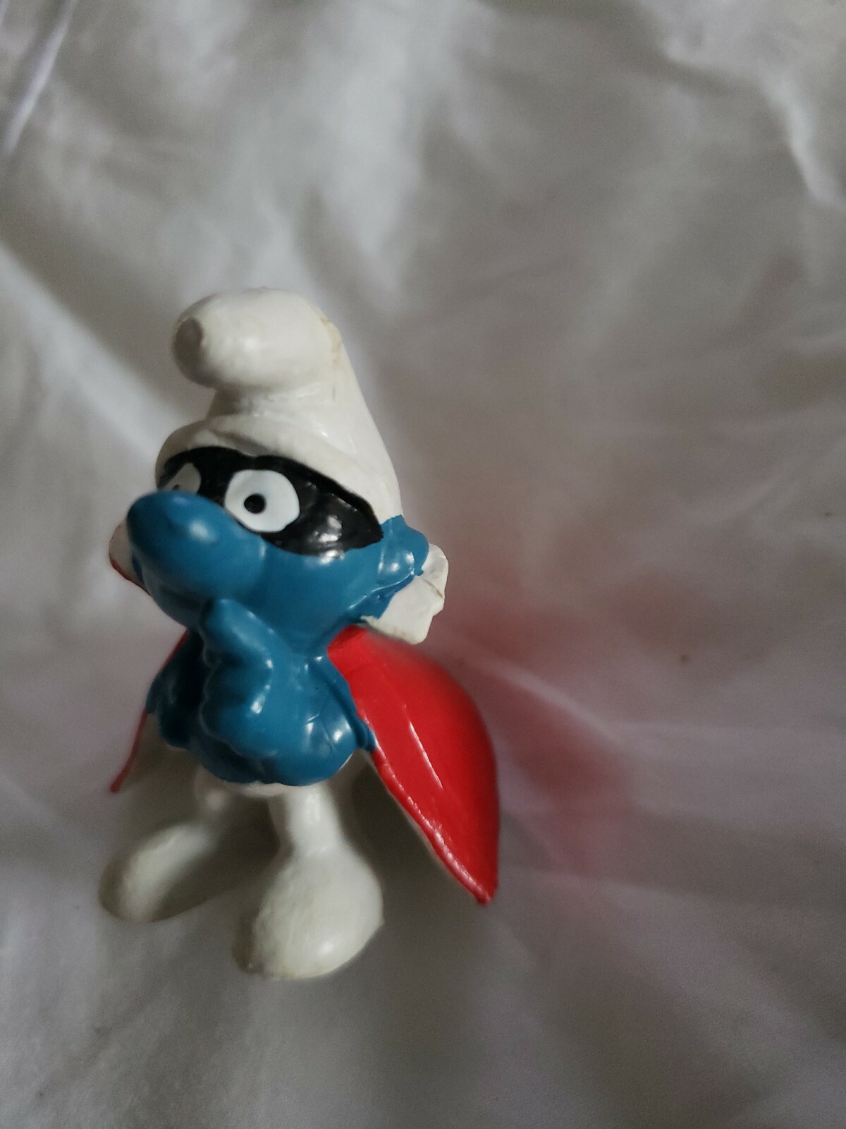 1966 Schleich Peyo 20008 Spy Smurf with Red Cape figure | eBay UK