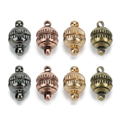 5pcs 8mm Round Ball Strong Magnetic Clasps Necklace Bracelets Jewelry ...