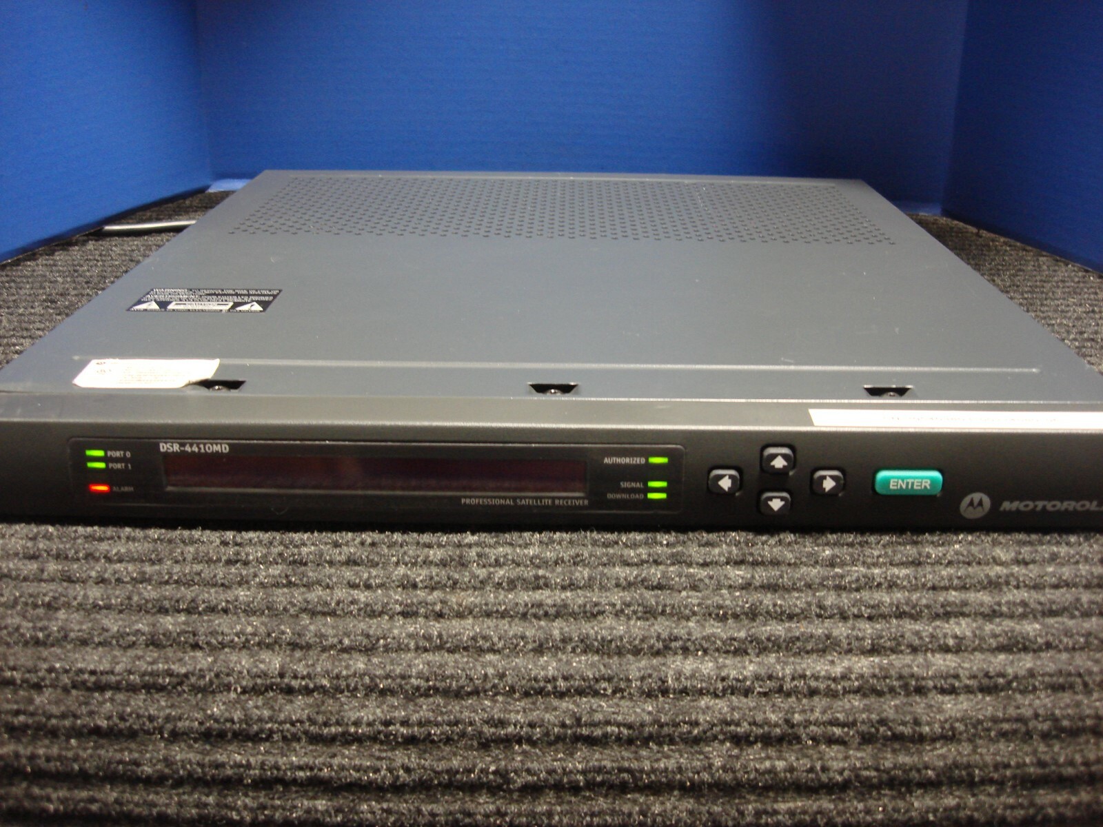 MOTOROLA DSR-4410MD COMMERCIAL SATELLITE MULTIPLEX DECRYPTER RECEIVER ...