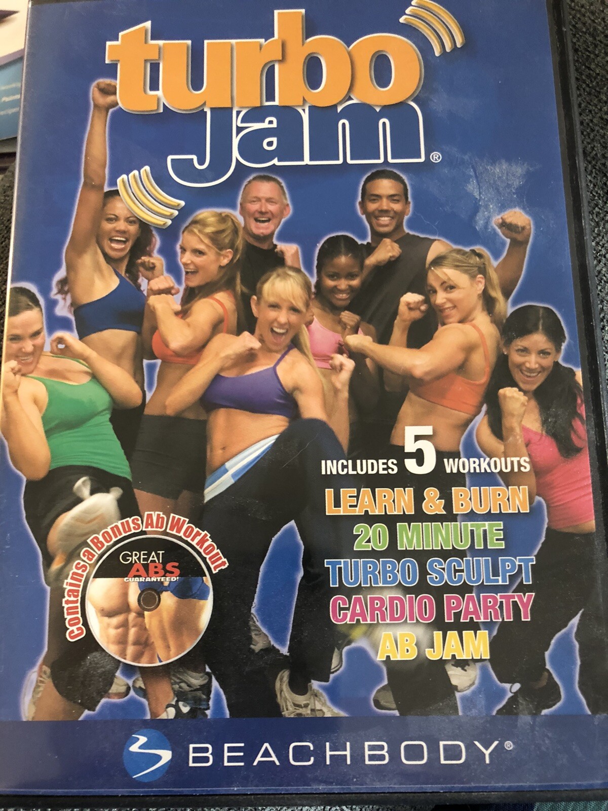 Lot of 2 - Turbo Jam: 5 Workouts and Punch kick & Jam - VERY GOOD | eBay