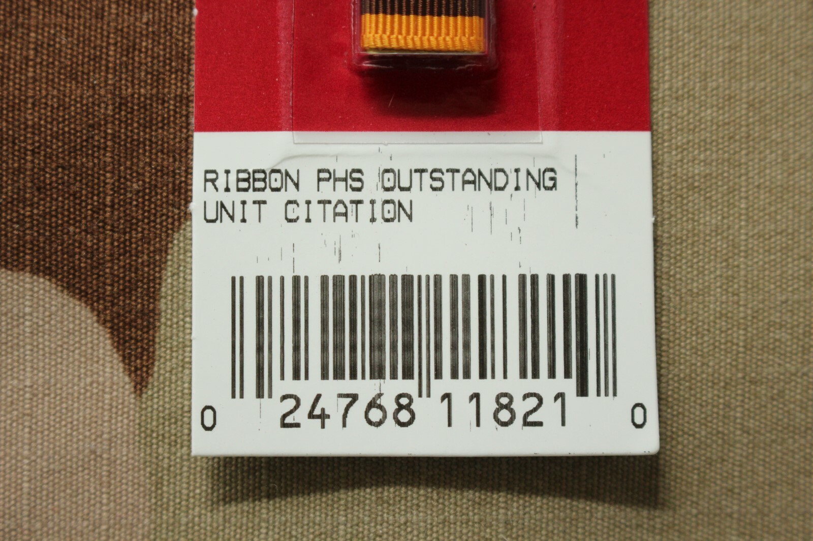 PHS PUBLIC HEALTH SERVICE MEDAL AWARD RIBBON OUTSTANDING UNIT CIT. NO ...