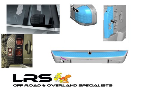 Chequer Protection kit for Land Rover Defender 2020 90 and 110 ...