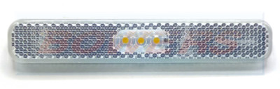 LED WHITE FRONT MARKER LAMP LIGHT CARAVAN MOTORHOME TRAILER STICK ON ...