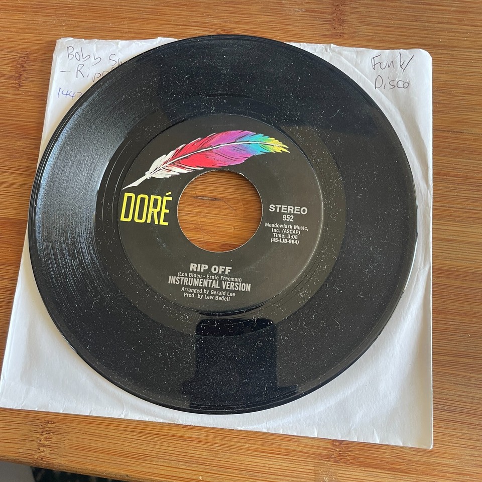 BOBY SWAYNE & THE SUPERBS RIP OFF b/w instrumental 45 Dore Funk Disco ...
