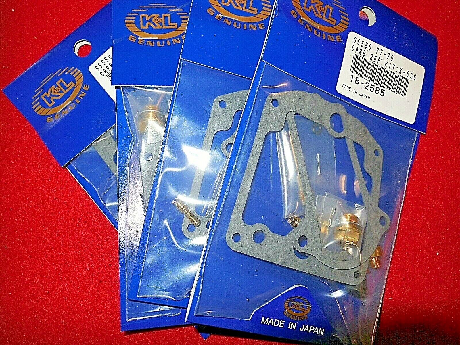 4x carb kits 1977-79 GS550 Carburetor rebuild kit GS550B GS550C GS550EC ...