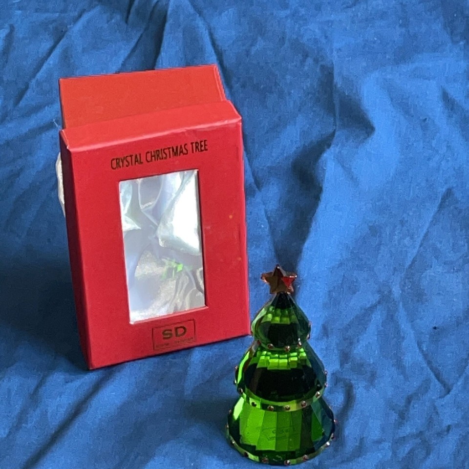 Crystal Christmas Tree Collectors 4.5” Emerald Green Simon Designs ...
