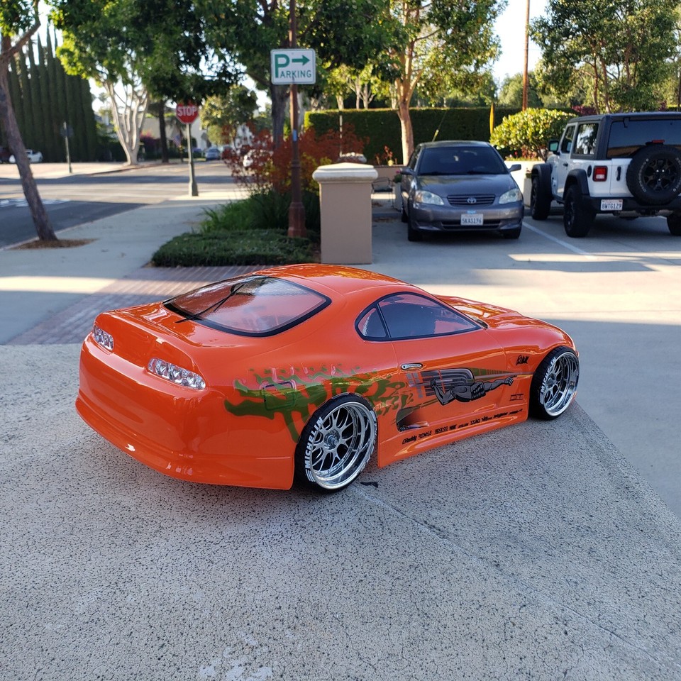 200mm 1/10 Custom SUPRA 4Tec-2 Drift RDS HPI DC10 FZ02 MST TT02 Body ...